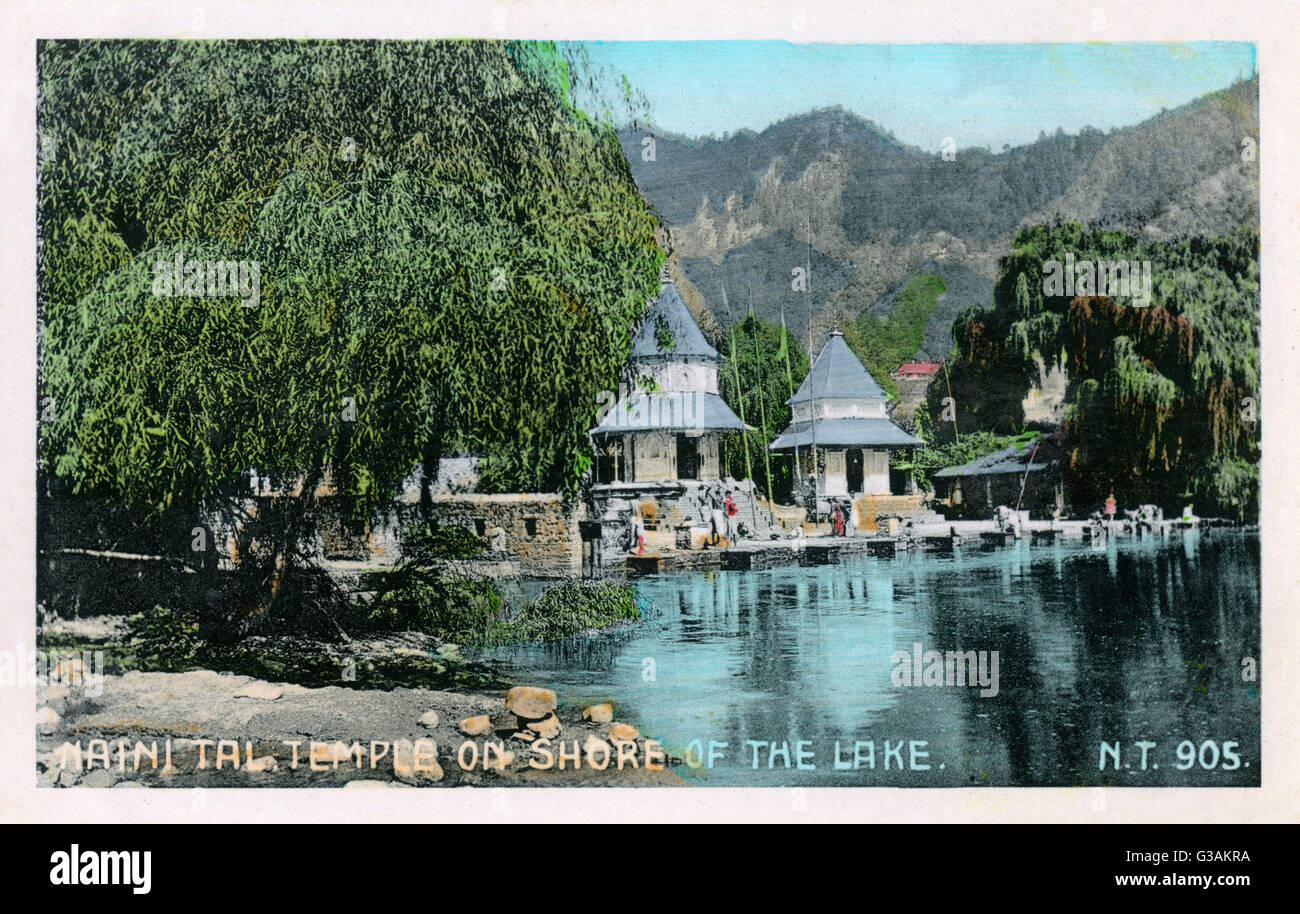 Lakeside Temple at Nainital, Uttarakhand, India Stock Photo - Alamy