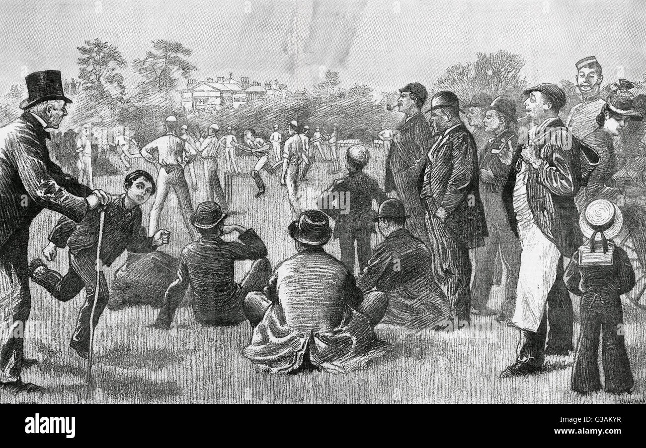 Spectators Watching Cricket Match In High Resolution Stock Photography ...