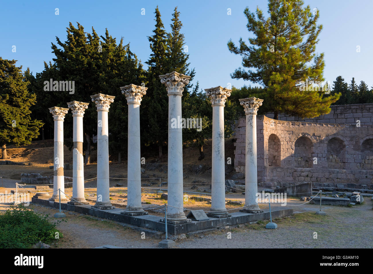 Remains of the Temple of Apollo in the archaeological site of ...