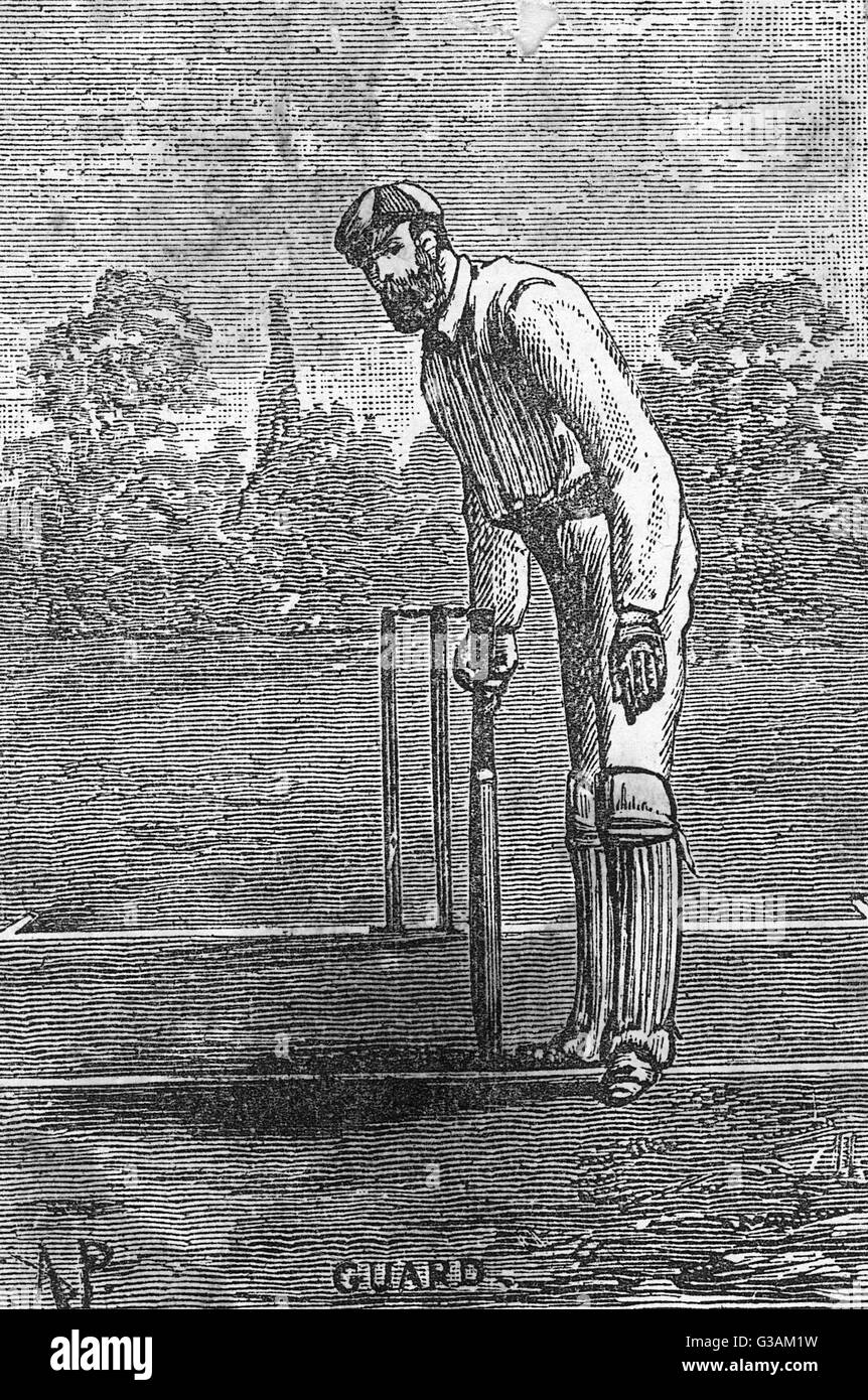 Batting crease hi-res stock photography and images - Alamy