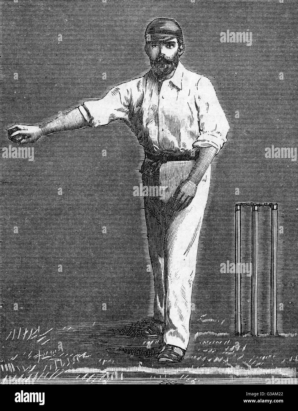 Cricket bowling a low delivery Stock Photo - Alamy Cricket bowling a low delivery Stock Photo - Alamy