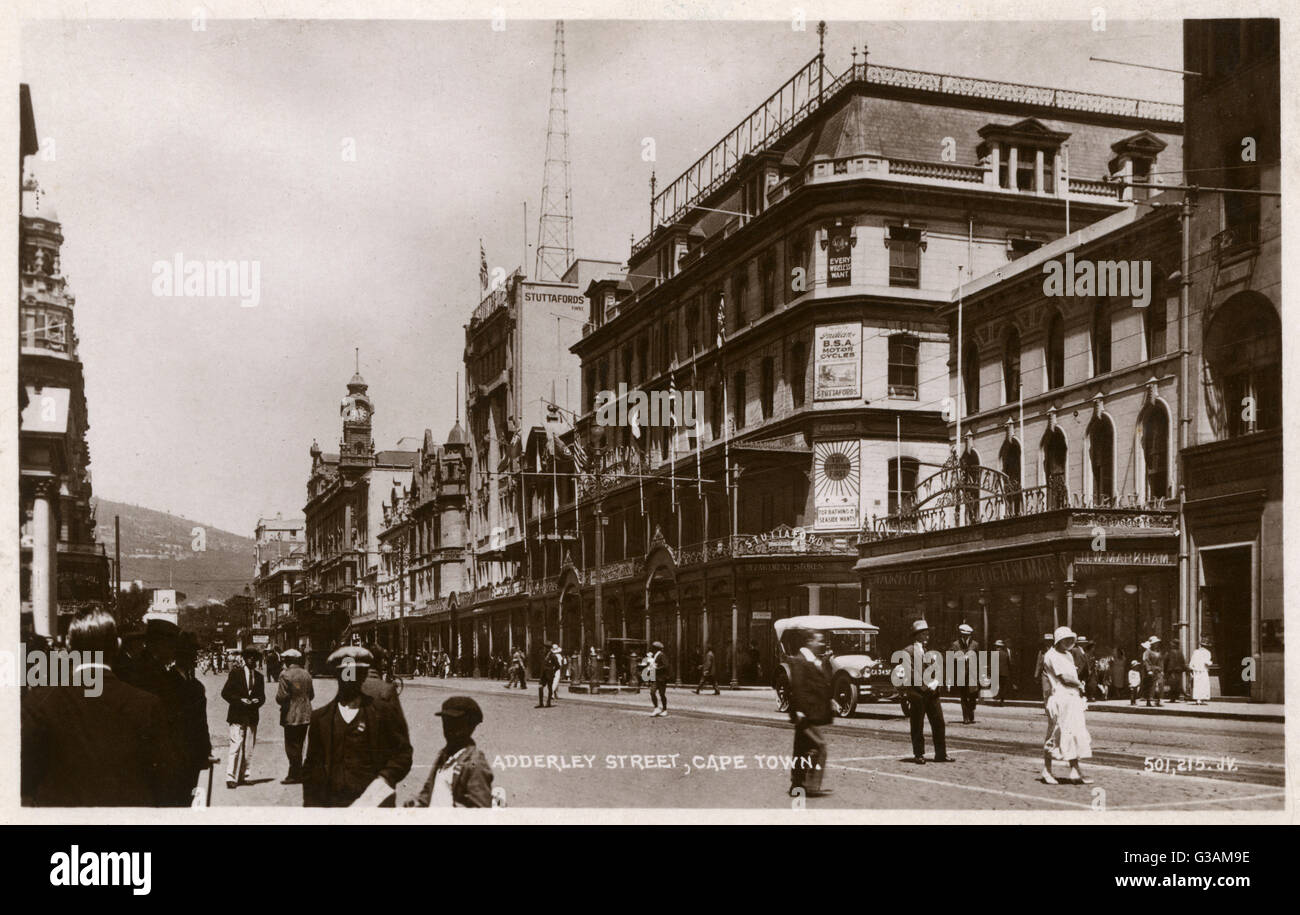 Cape Town, South Africa - Adderley Street Stock Photo - Alamy