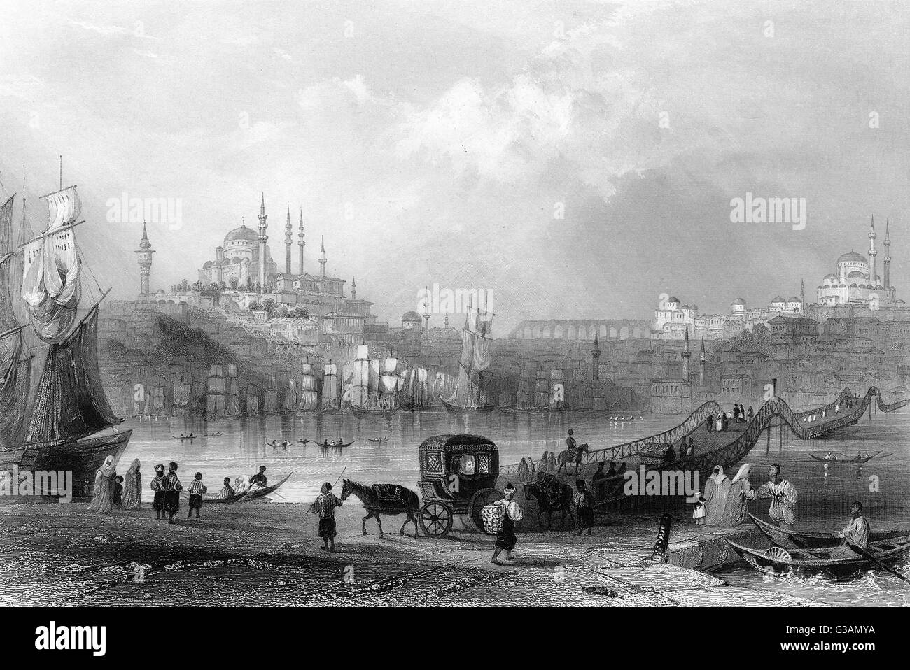 Bridge pontoon Black and White Stock Photos & Images - Alamy