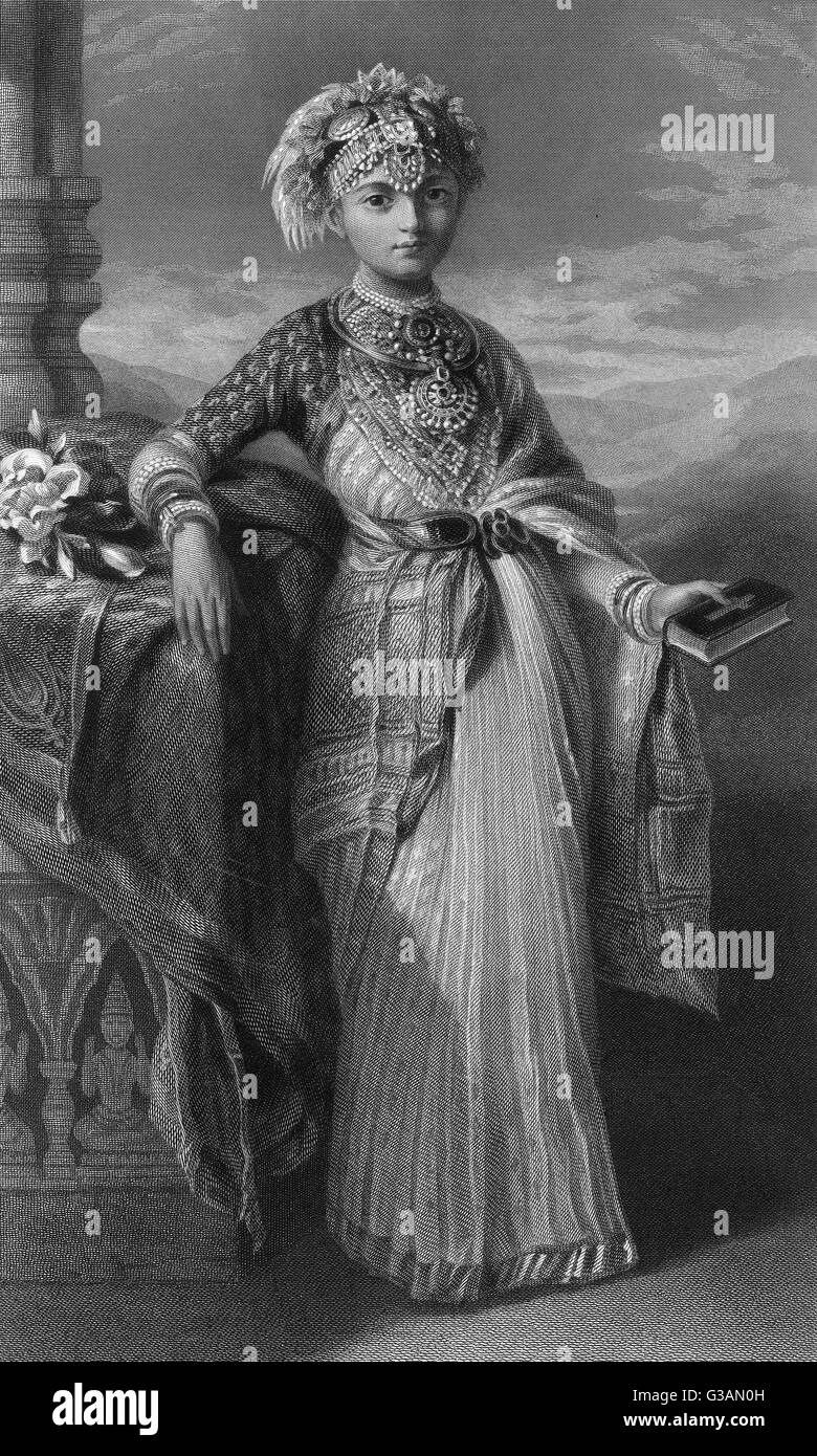 The Princess Gowramma of Coorg Stock Photo - Alamy