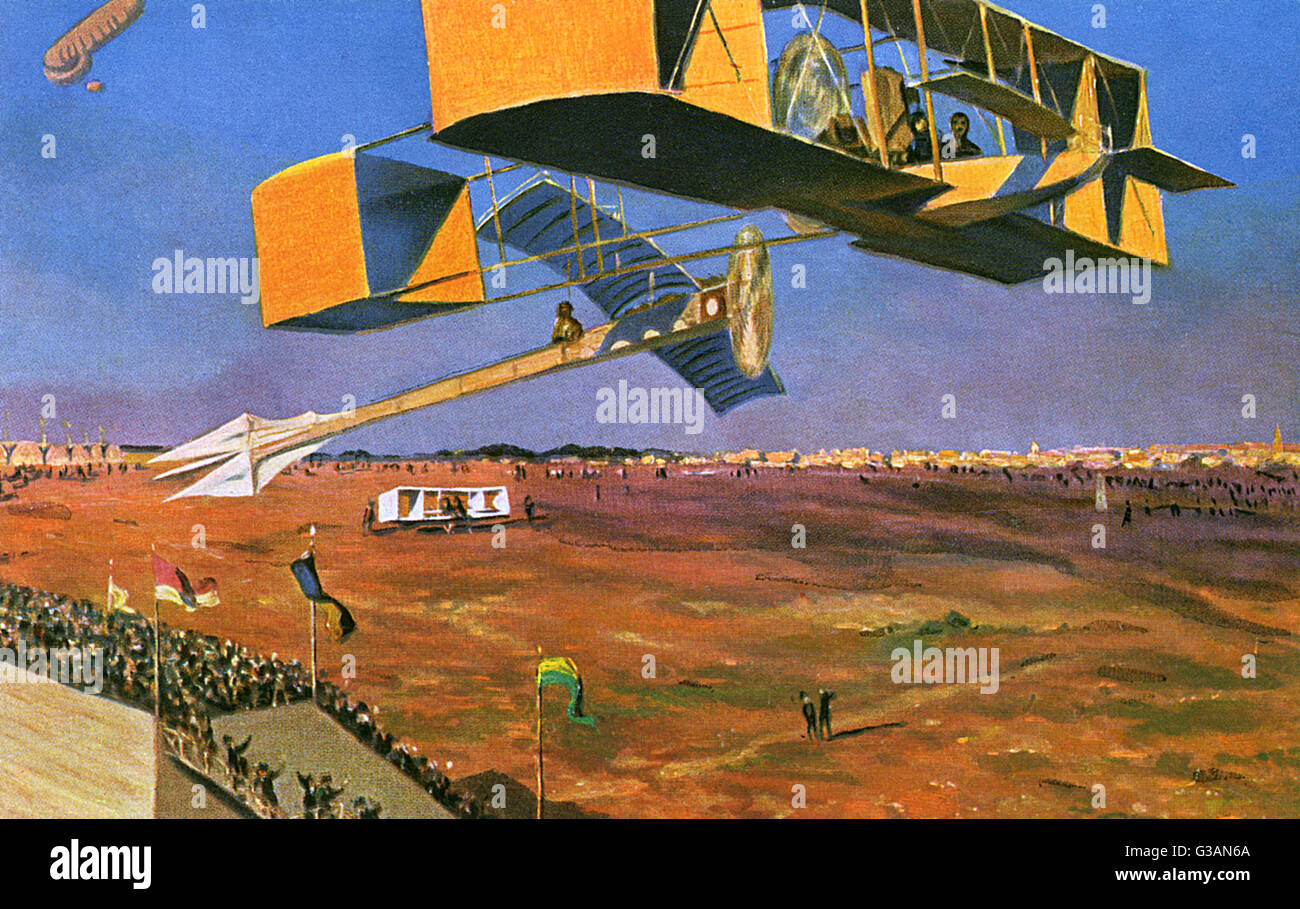 Early biplane hi-res stock photography and images - Alamy