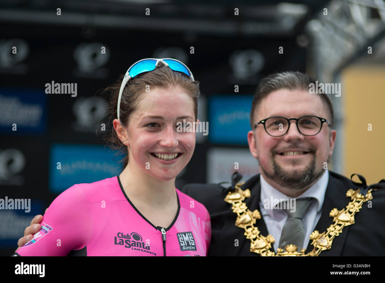 Croydon, 7th June 2016. Womens Matrix Fitness GP Round 5, winner Grace ...