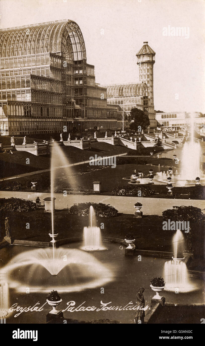 The Fountains at Crystal Palace, Sydenham, London Stock Photo - Alamy