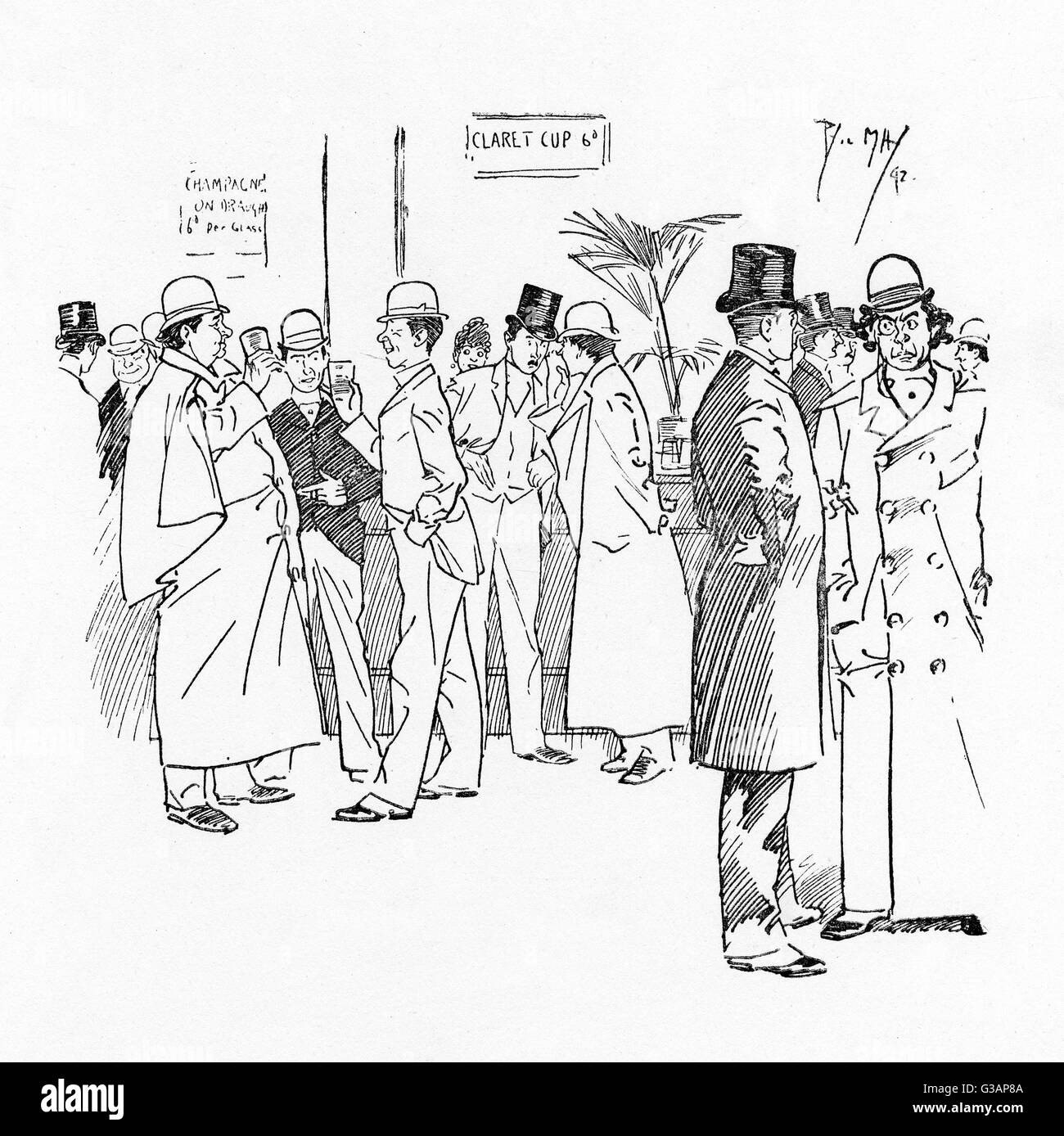 In Marble Halls - Jobbing actors chatting in a theatre bar Stock Photo ...