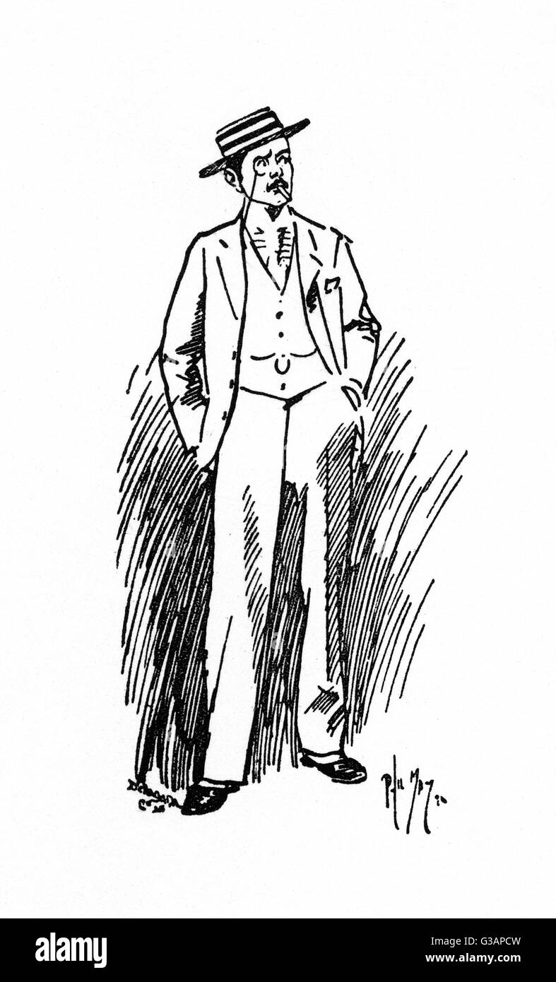 Fashionable young man on Black and White Stock Photos & Images - Alamy