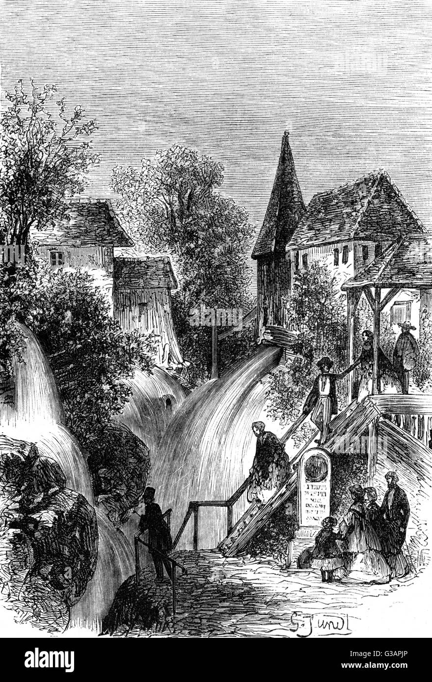 Aix-les-Bains, France - Cascade de Cresy Stock Photo - Alamy
