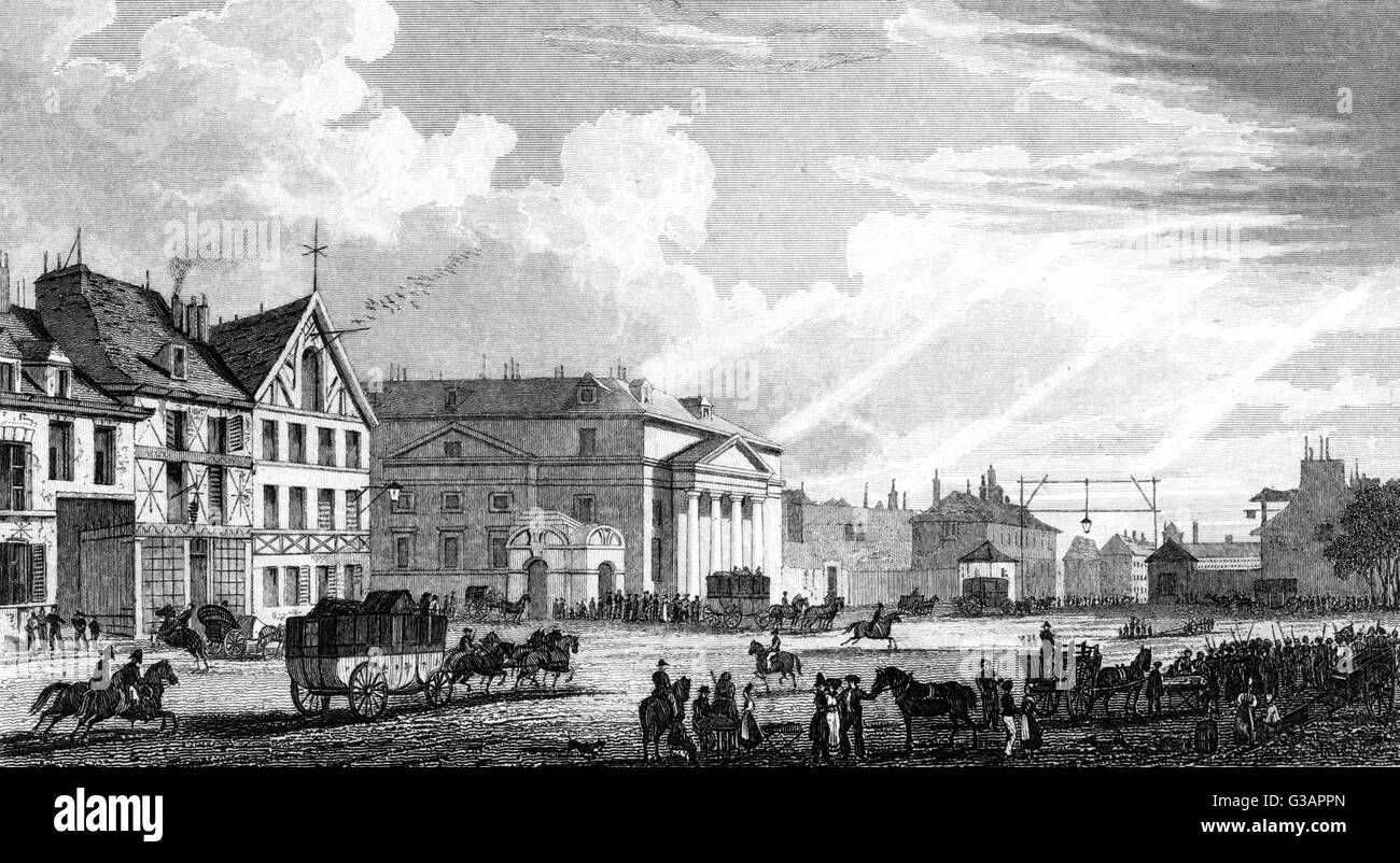 Paris, France - Barriere Saint Denis Stock Photo - Alamy