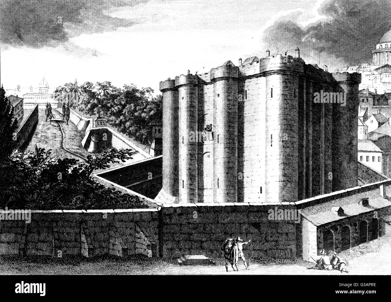 Bastille prison paris Black and White Stock Photos & Images - Alamy