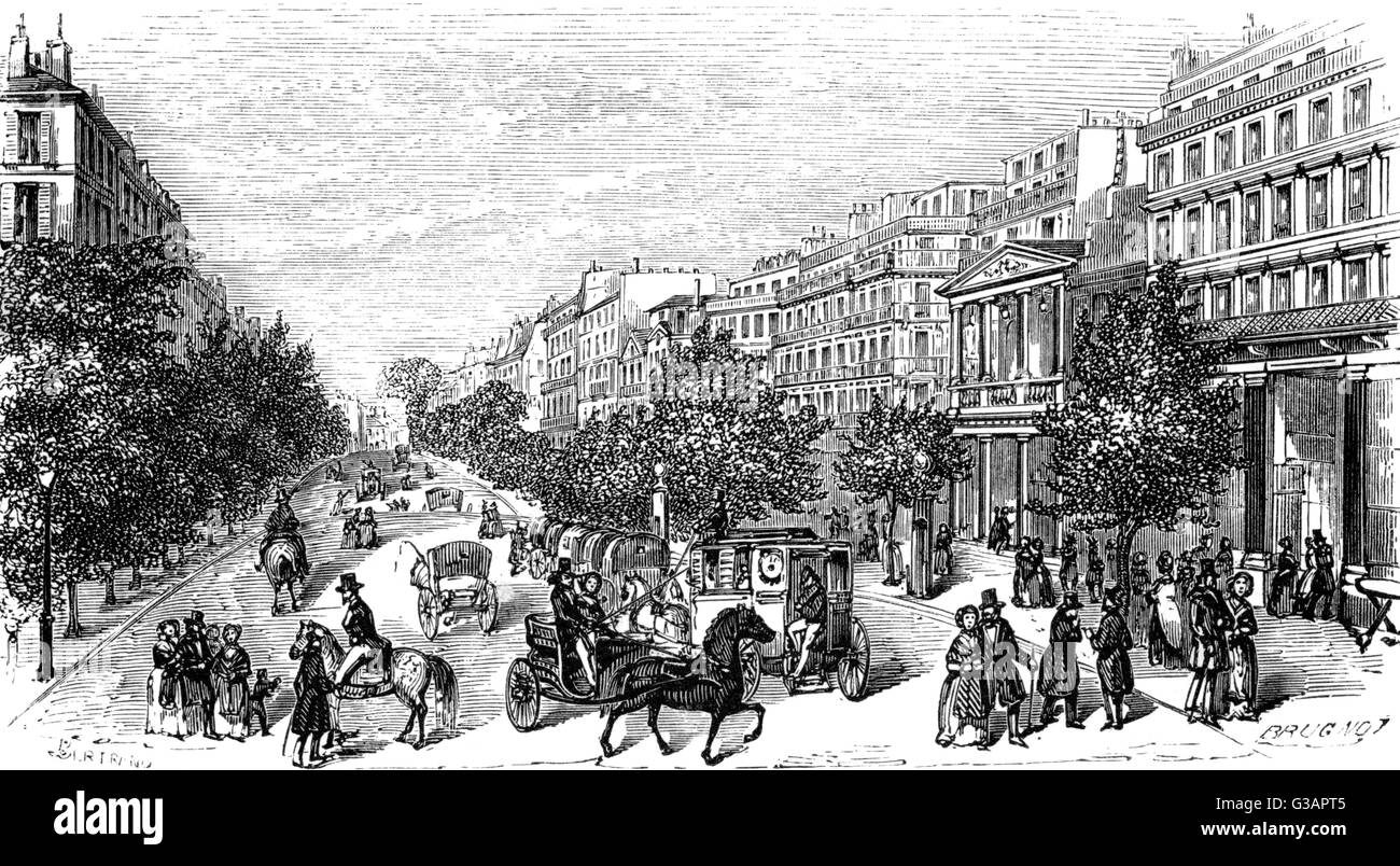 Paris 1850 High Resolution Stock Photography and Images - Alamy