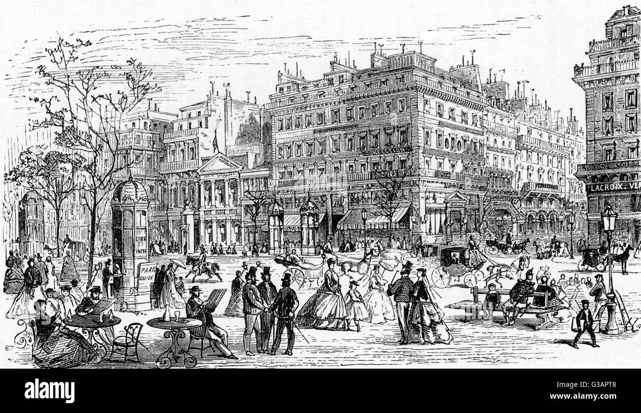 France boulevard montmartre date hi-res stock photography and images ...