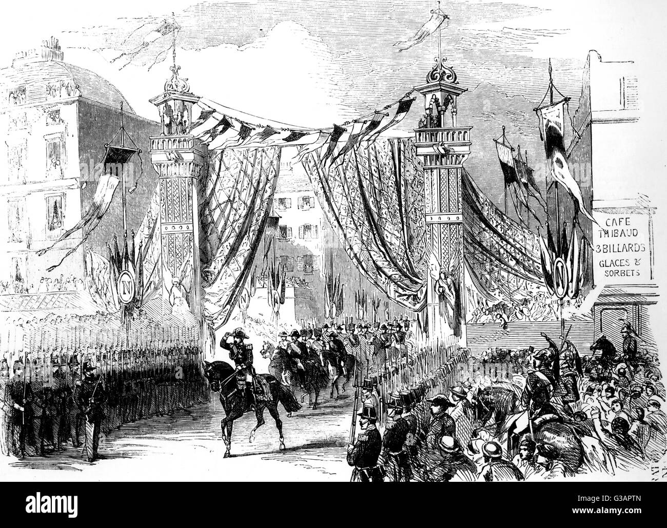 Paris, France - Boulevard de Sebastopol inaugurated Stock Photo - Alamy