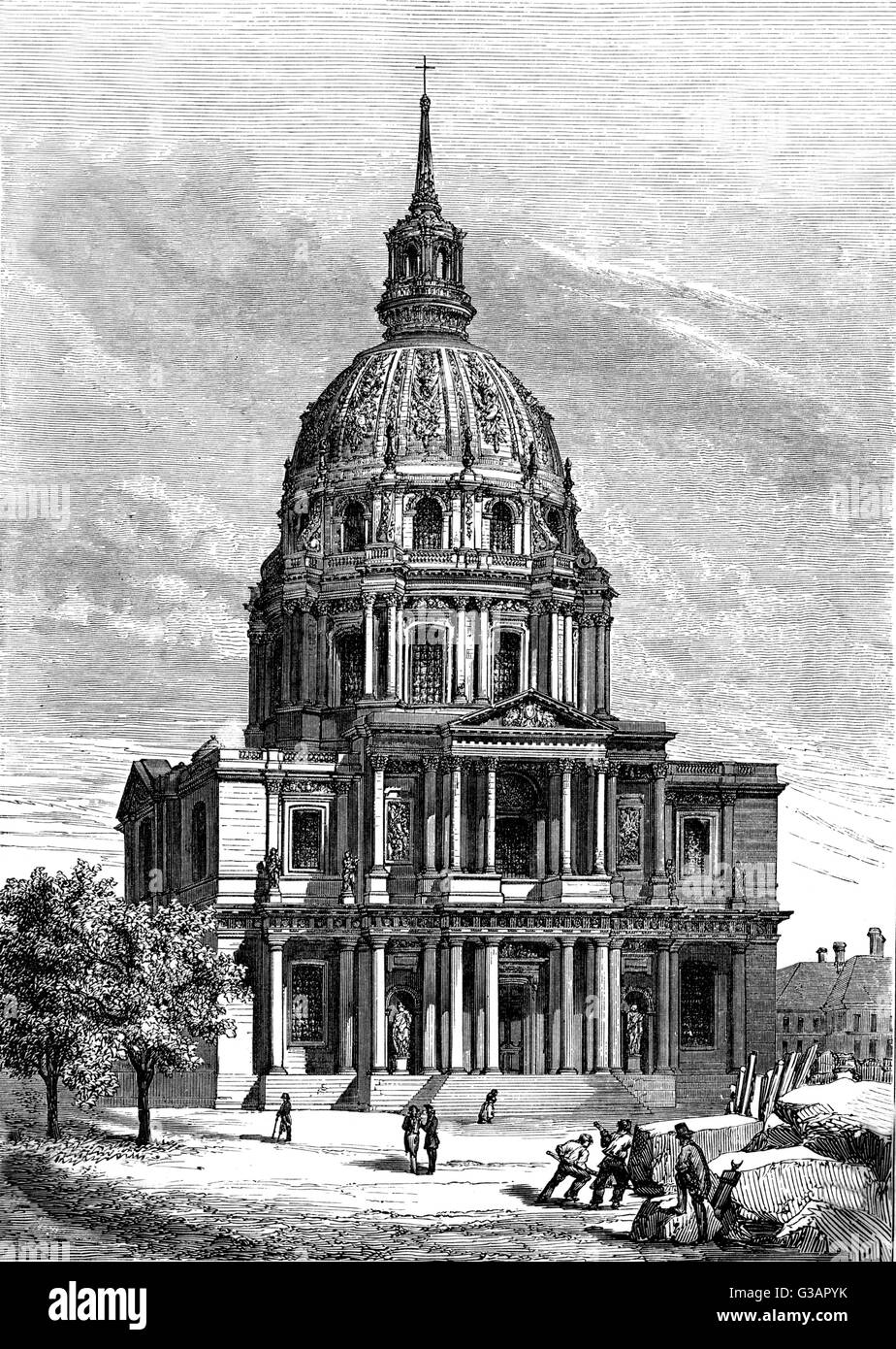 Des invalides paris france Black and White Stock Photos & Images - Alamy