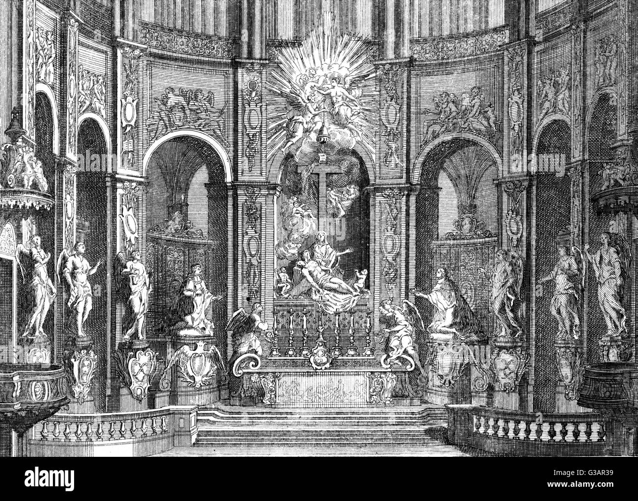 Paris france view interior Black and White Stock Photos & Images - Alamy