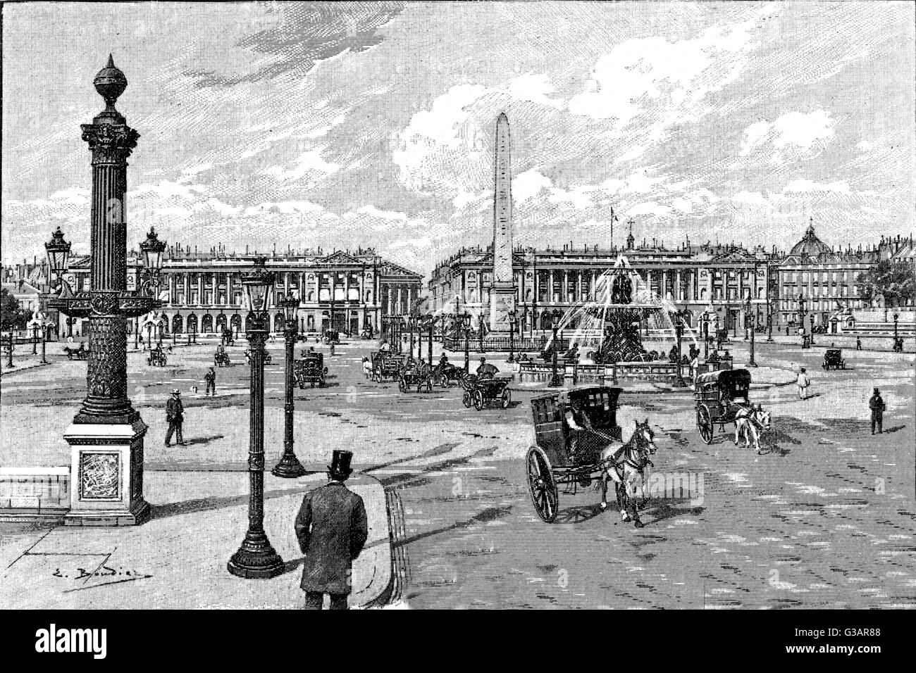 Paris, France - Place de la Concorde Stock Photo - Alamy