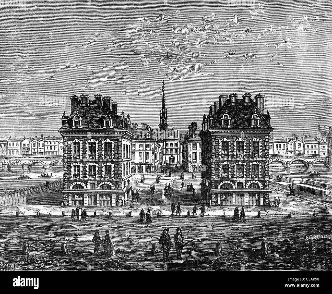 Paris 17th century pont neuf hi-res stock photography and images - Alamy