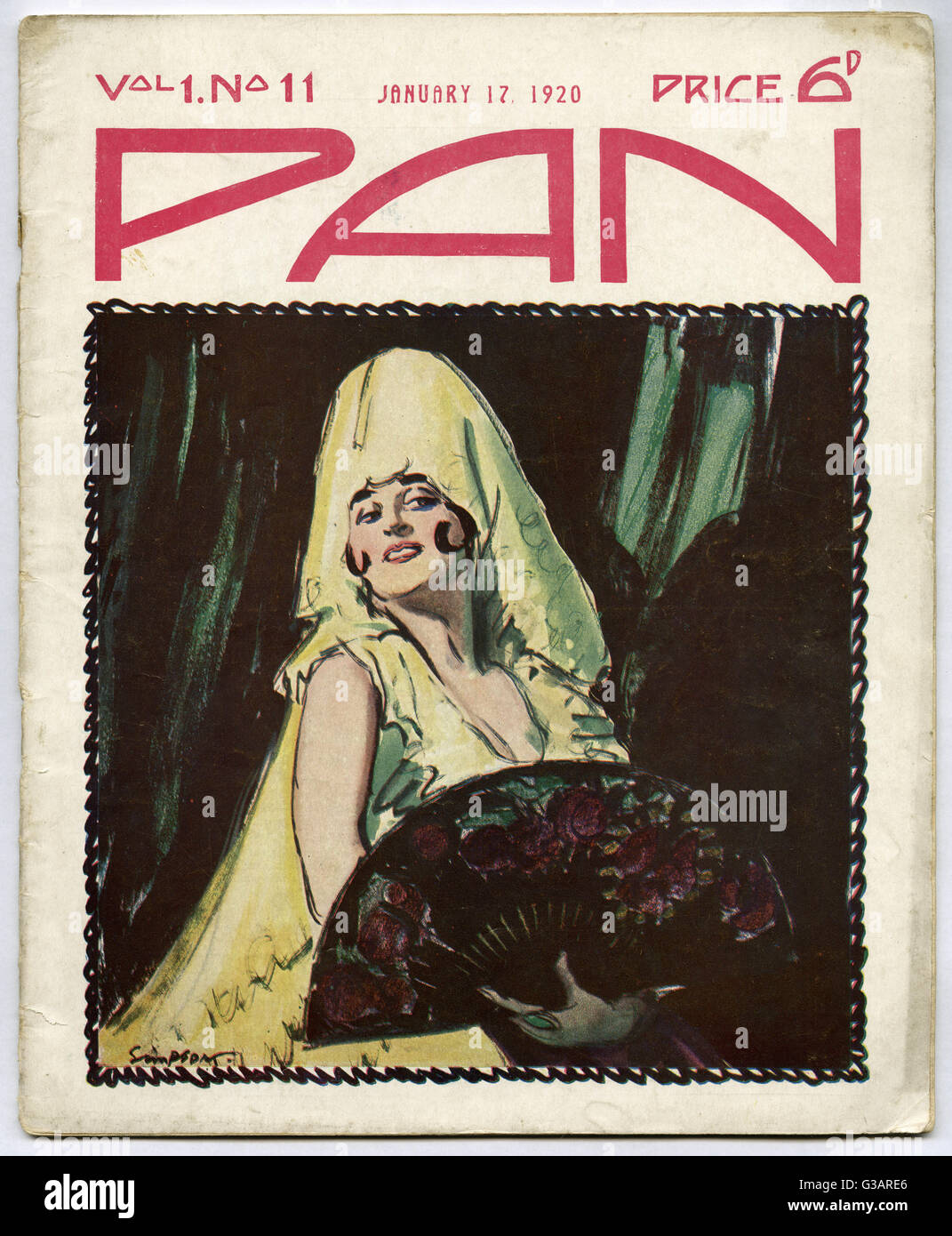 Front Cover Pan Magazine High Resolution Stock Photography and Images ...