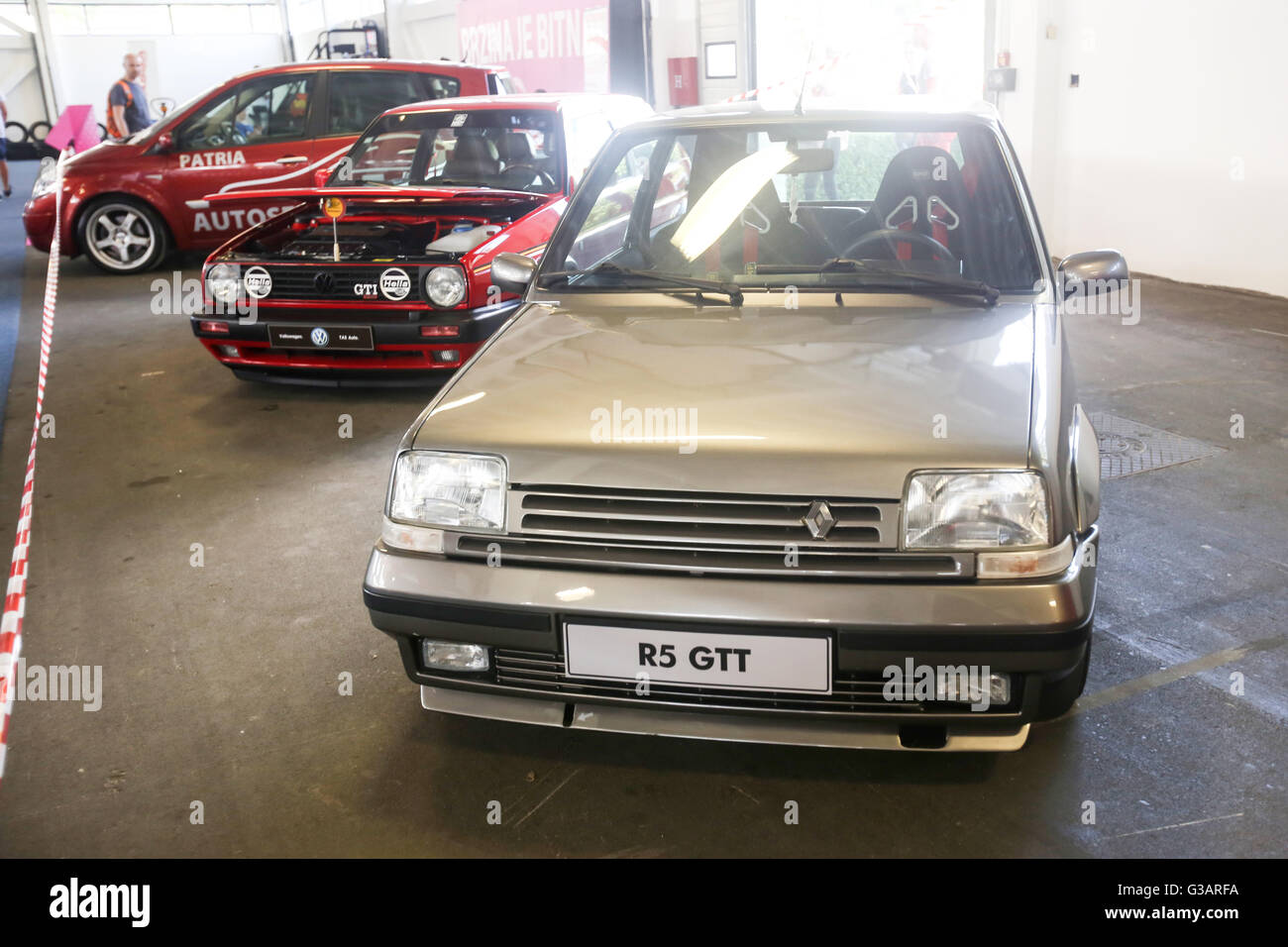 A Renault 5 GTT oldtimer automobile exhibited at Fast and furious ...