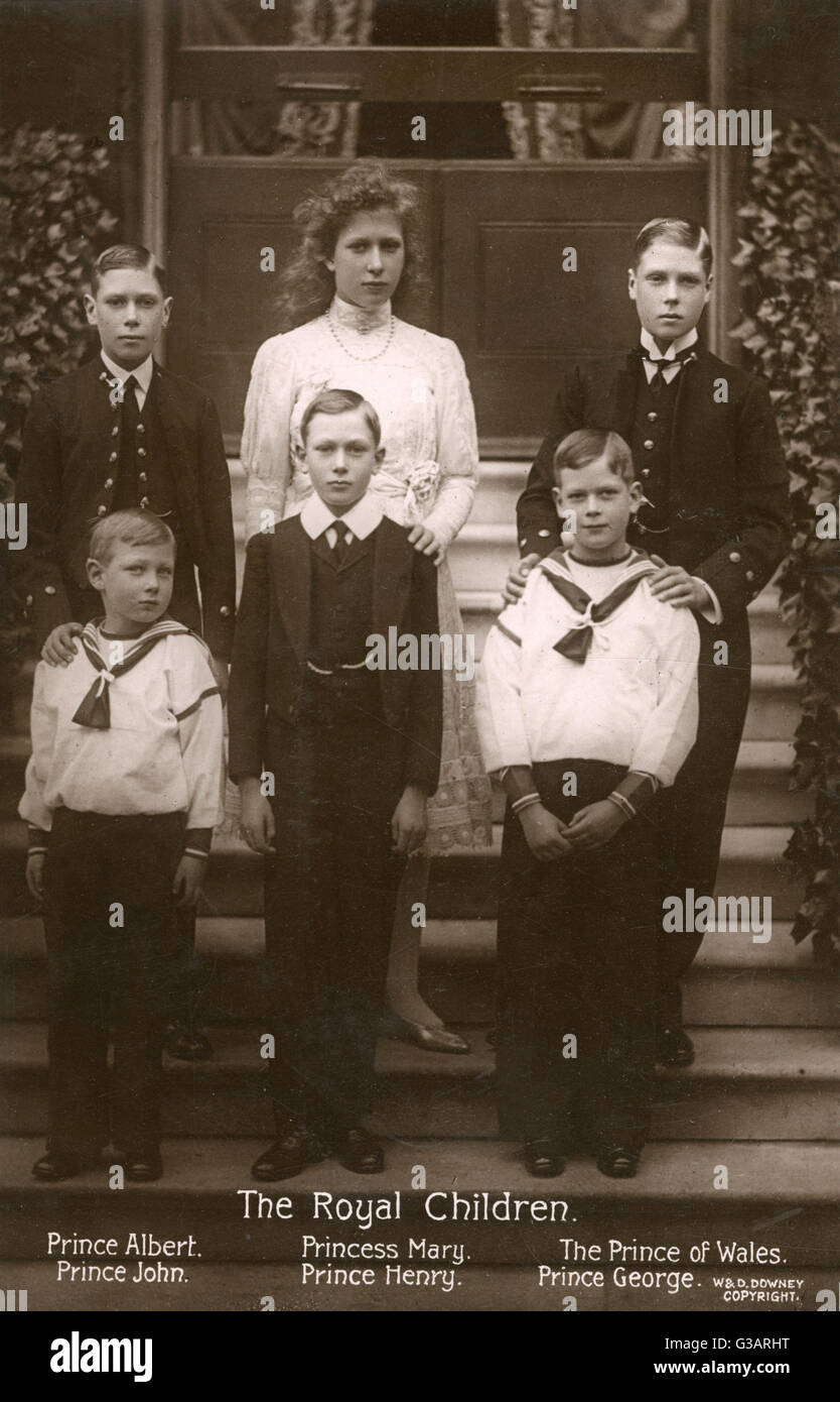 King george v with prince john hi-res stock photography and images - Alamy