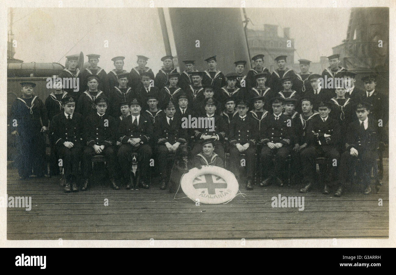 Crew on board HMS Atalanta Stock Photo - Alamy