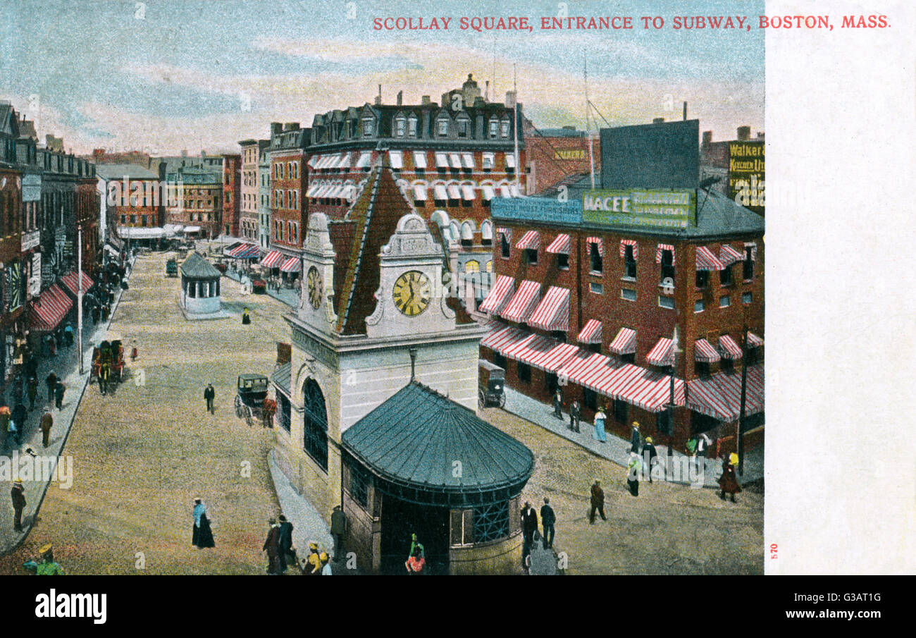 Scollay Square, Boston, Massachusetts, USA Stock Photo - Alamy