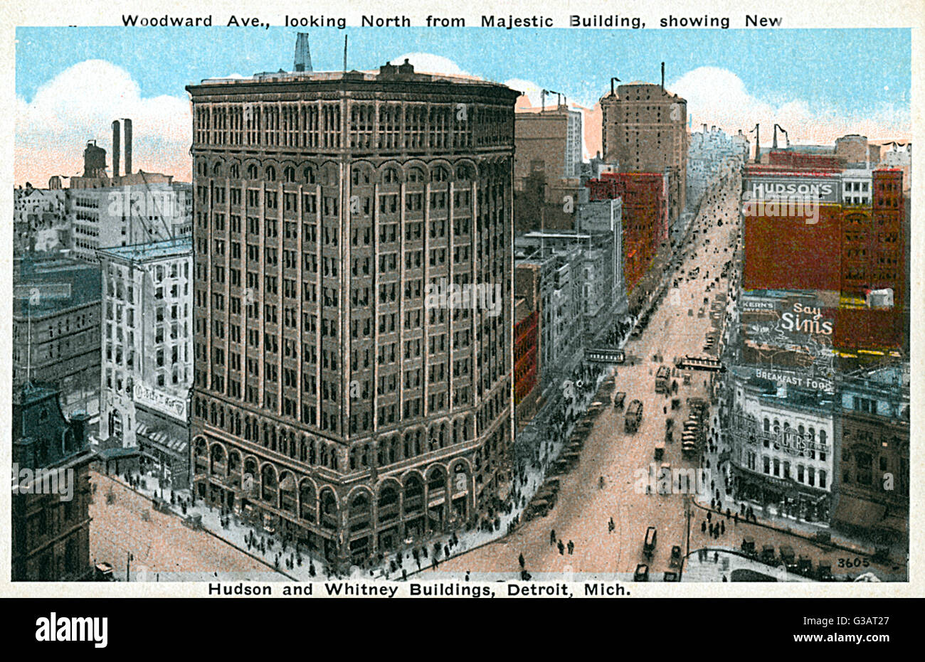Woodward Avenue, Detroit, Michigan, USA Stock Photo - Alamy