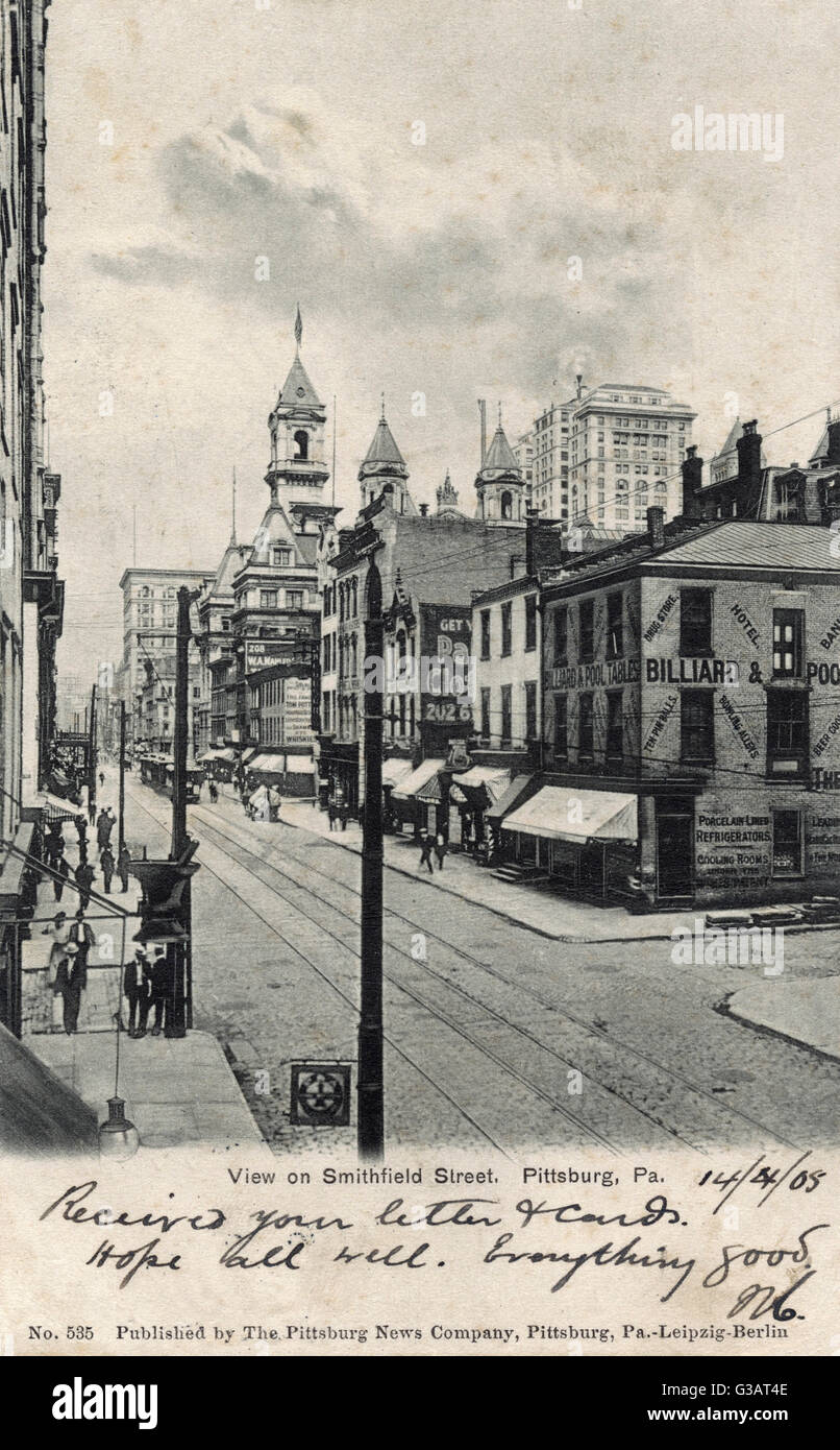 Smithfield Street, Pittsburgh, PA, USA Stock Photo - Alamy