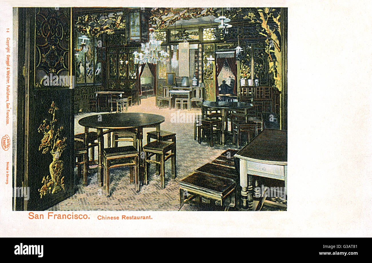 Chinese restaurant interior historical hi-res stock photography and ...