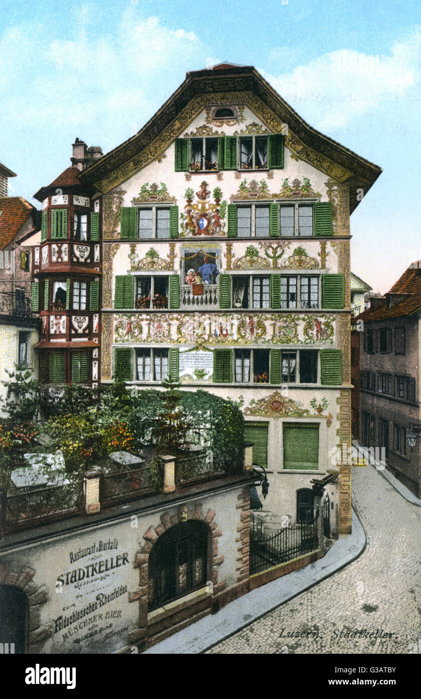 Stadtkeller, Lucerne, Switzerland Stock Photo - Alamy