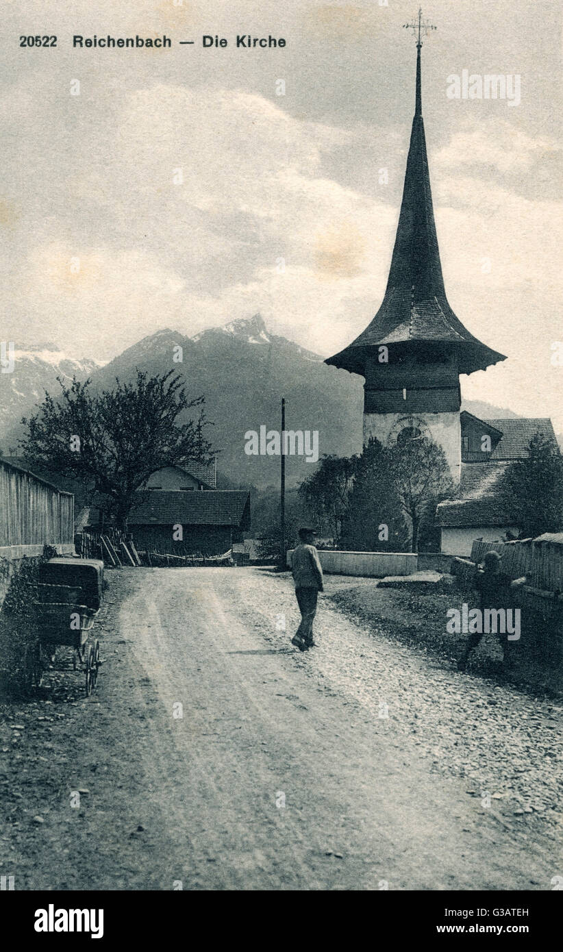 View of Reichenbach, Berne, Switzerland Stock Photo - Alamy