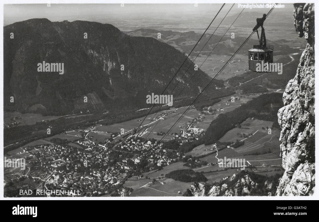 Aerial view of Bad Reichenhall, Bavaria, Germany Stock Photo - Alamy