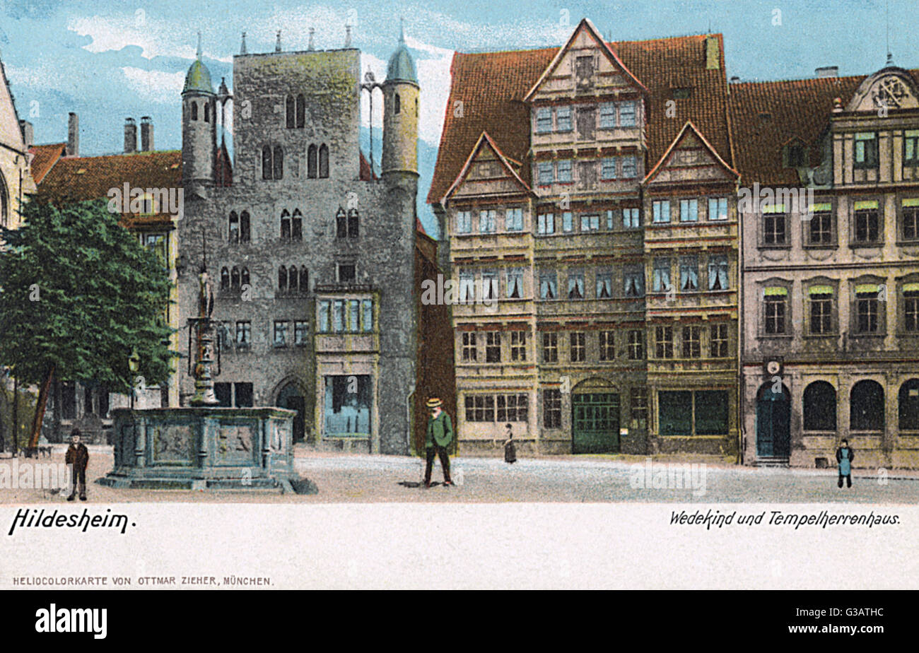 Historic buildings in Hildesheim, Germany Stock Photo - Alamy