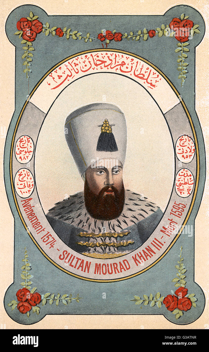 Sultan Murad III - ruler of the Ottoman Turks Stock Photo - Alamy