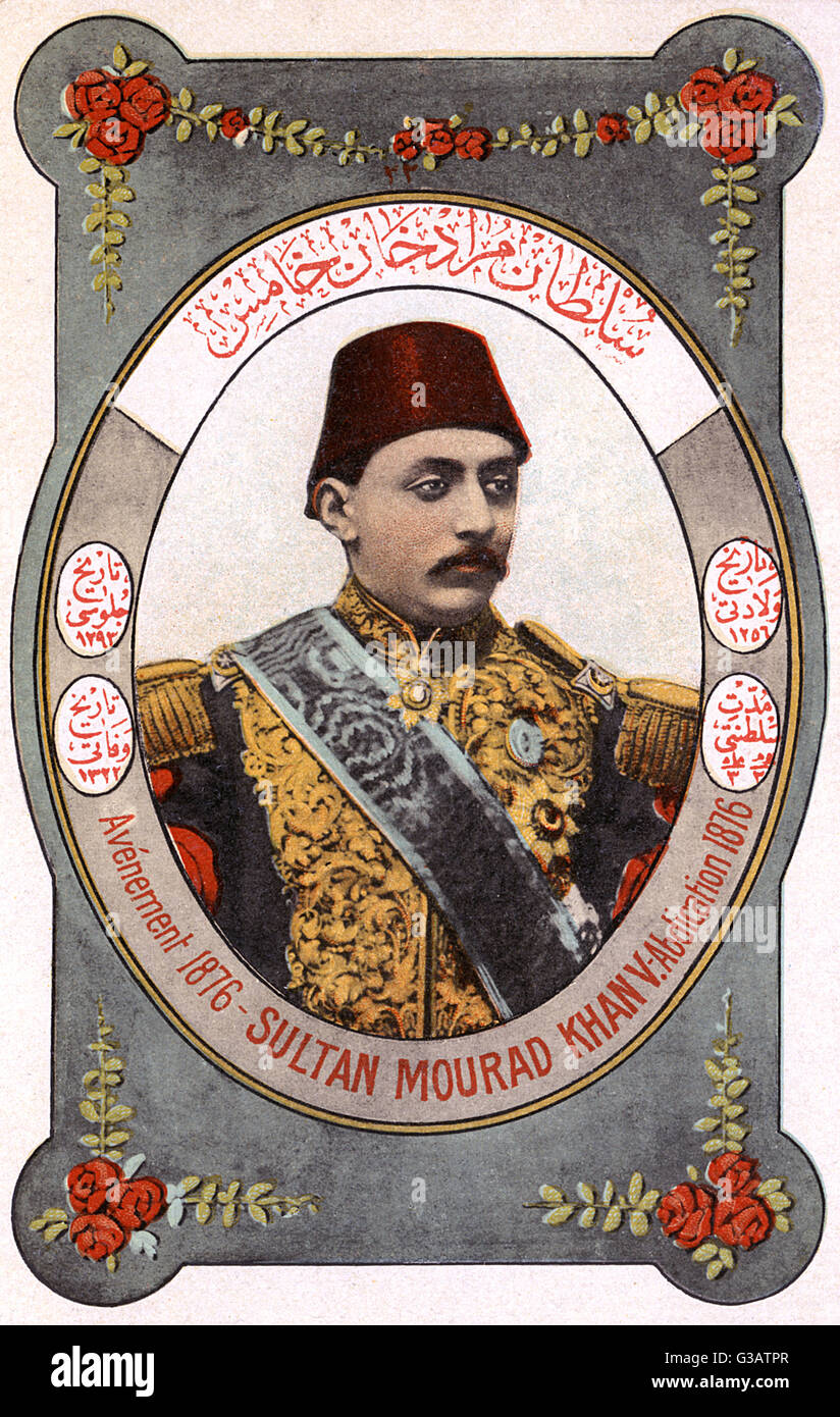 Sultan Murad V - ruler of the Ottoman Turks Stock Photo - Alamy