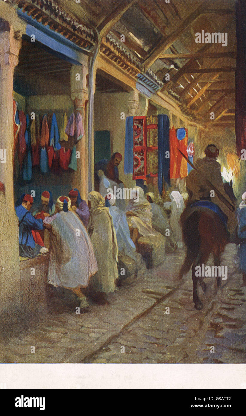 Interior of an Arabian Bazaar Stock Photo - Alamy