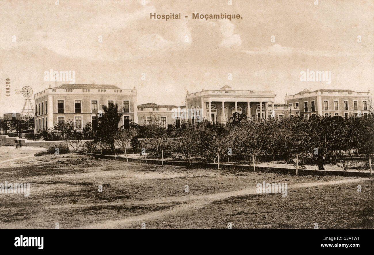Hospital on Mozambique Island - Nampula Province, Mozambique Stock ...