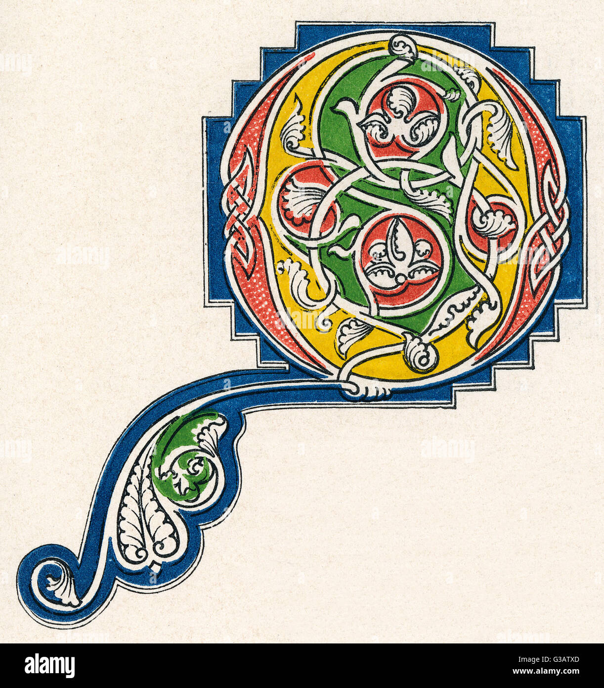 Medieval Illuminated Letters Stock Photos & Medieval Illuminated ...