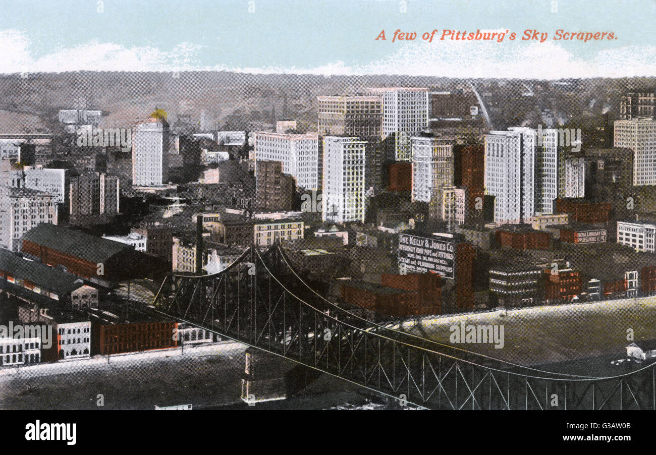 The Skyscrapers of Pittsburg, Pennsylvania, USA Stock Photo - Alamy