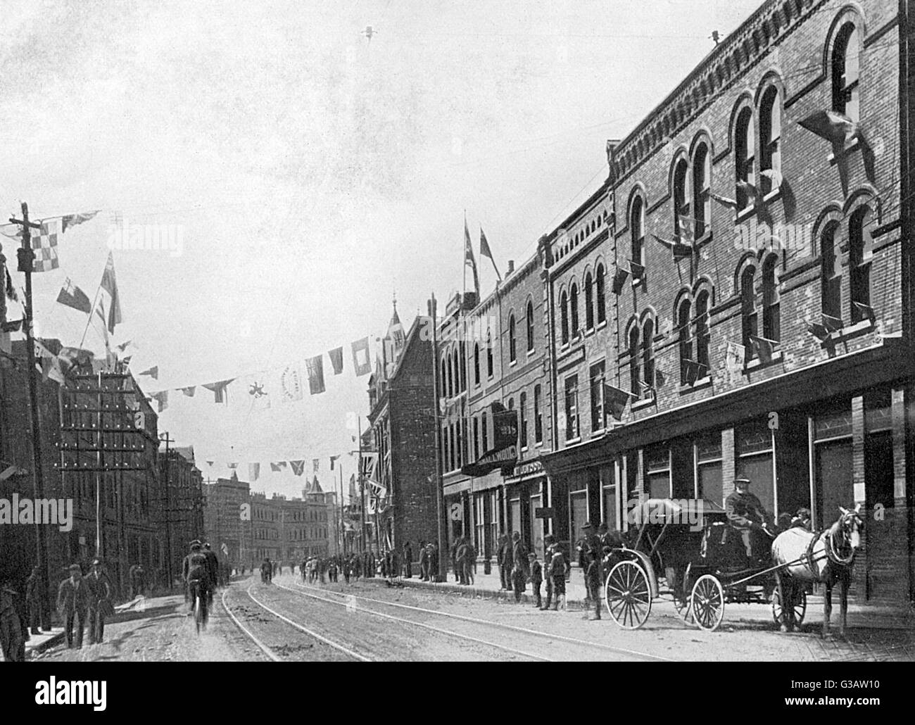 Street with water Black and White Stock Photos & Images - Alamy
