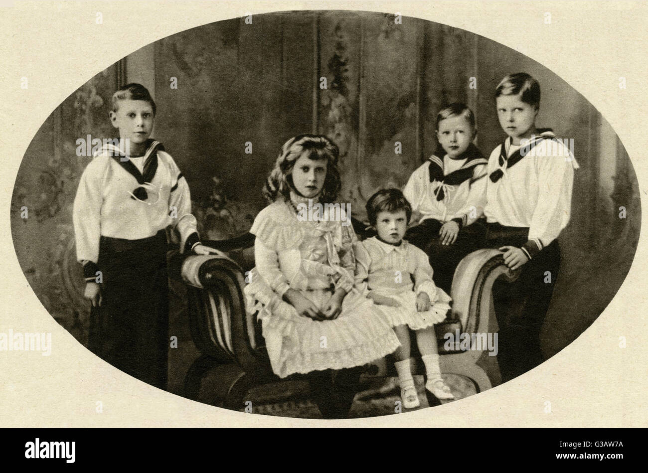 Duke and Duchess of York's five eldest children Stock Photo - Alamy