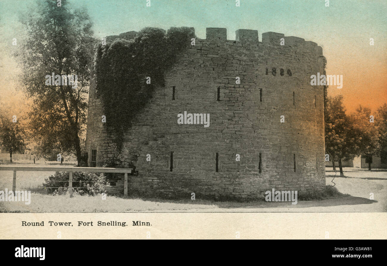 Round Tower - Fort Snelling, Minnesota, USA Stock Photo - Alamy