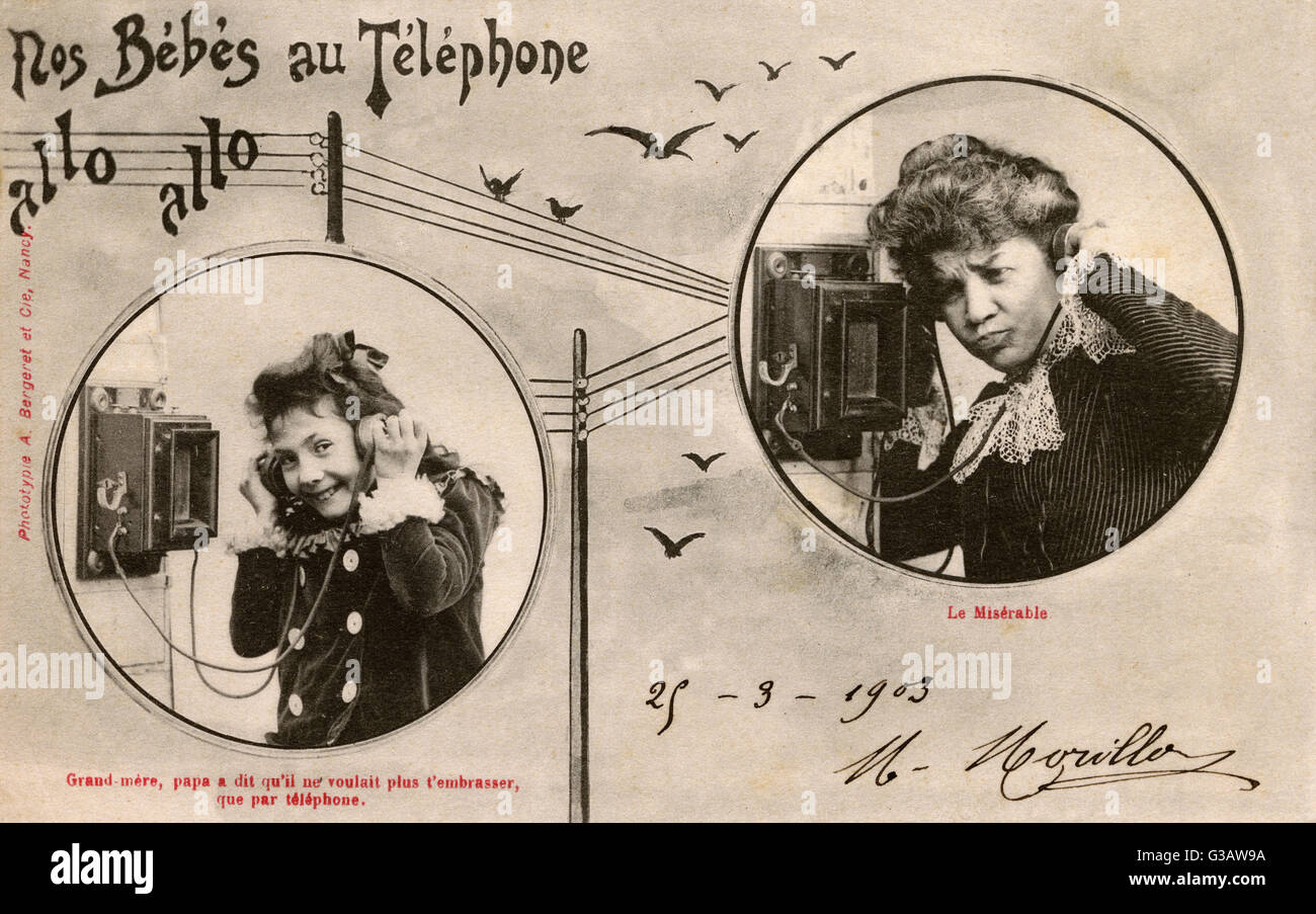 Communication - Far easier for the younger generation Stock Photo - Alamy