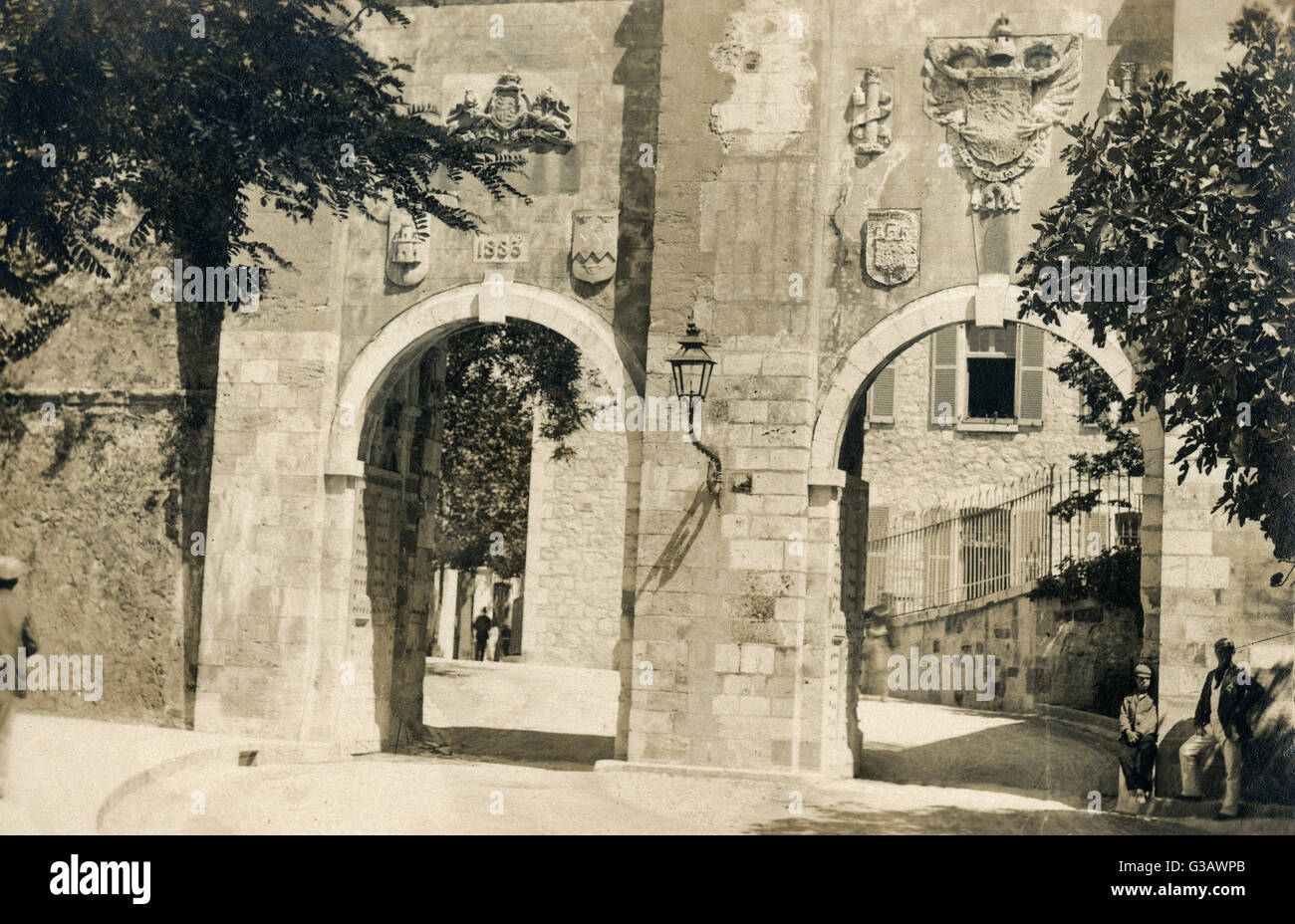 Southport Gates, Gibraltar Stock Photo - Alamy