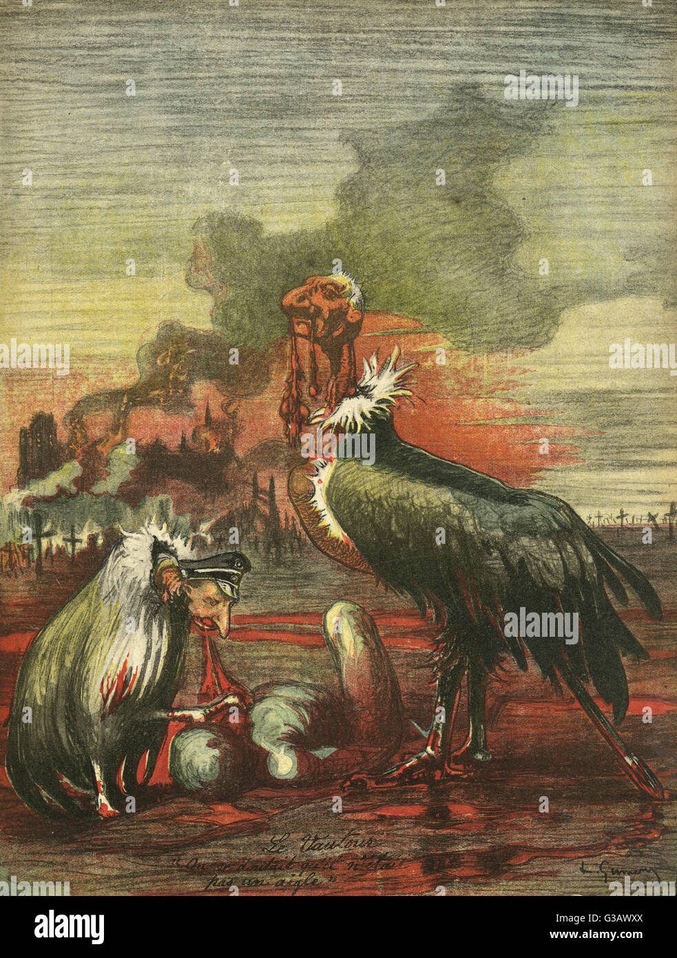 Cartoon of wilhelm ii hi-res stock photography and images - Alamy