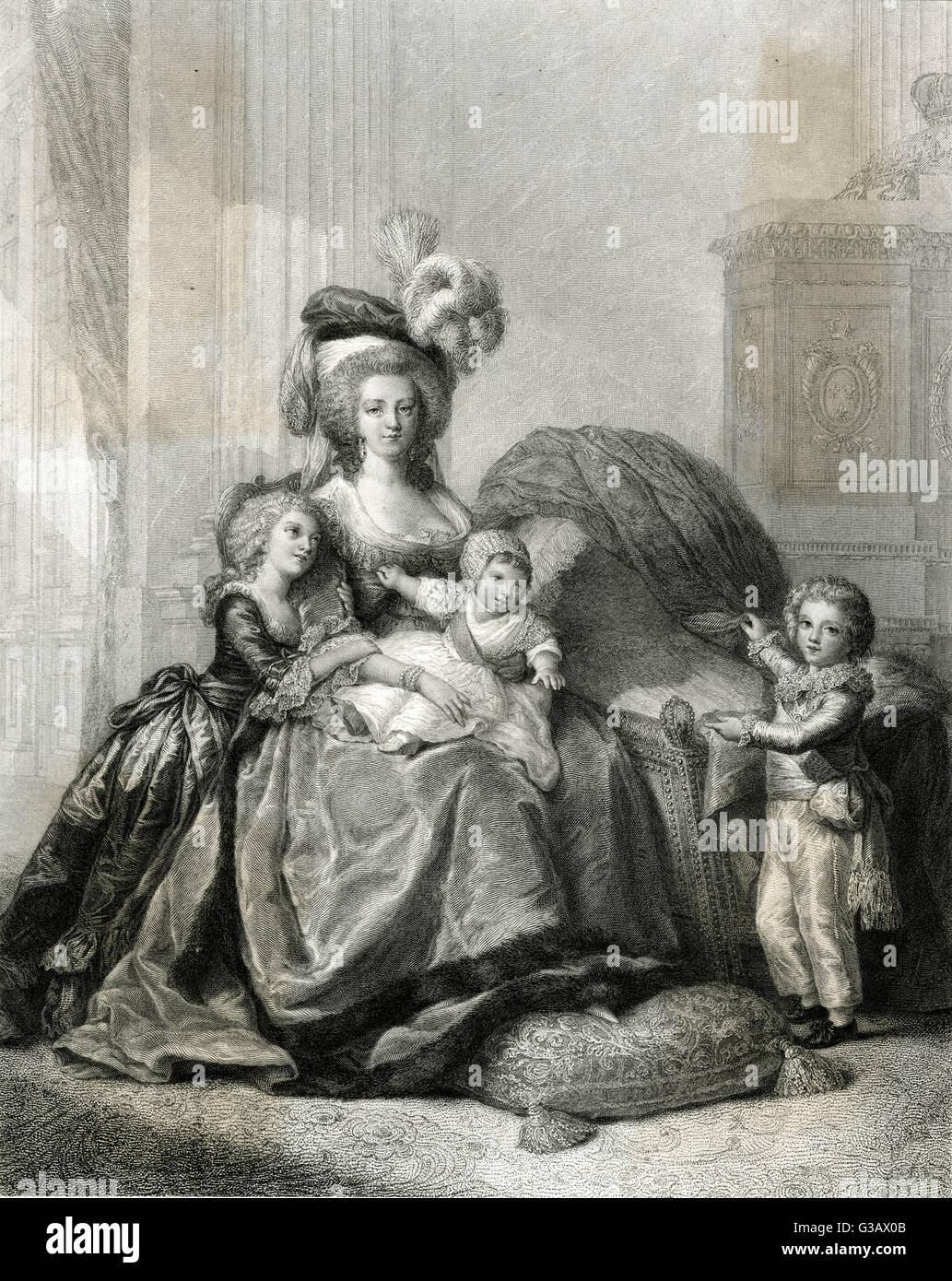 Marie Antoinette And Her Children High Resolution Stock Photography and ...