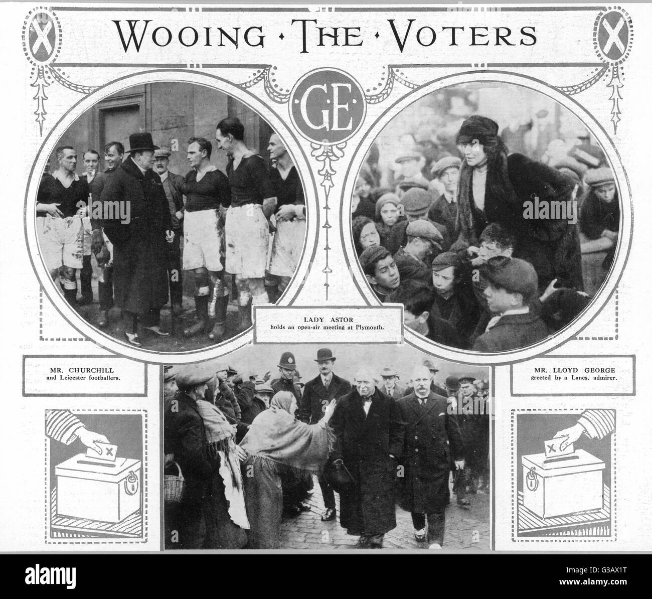 WOOING THE VOTERS Stock Photo - Alamy