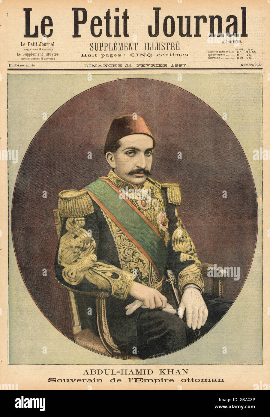ABDUL HAMID II 1897 Stock Photo - Alamy